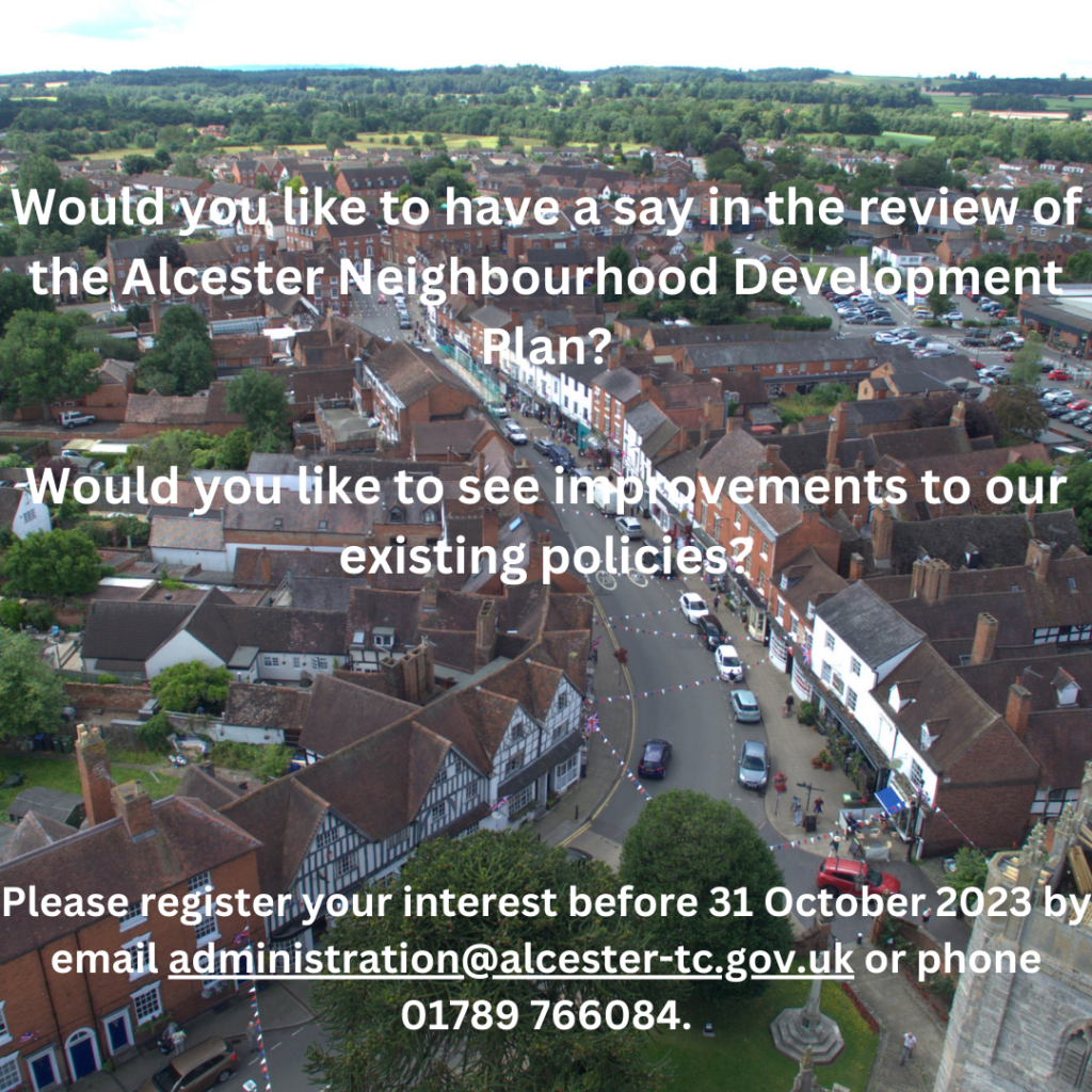 Alcester Neighbourhood Development Plan Review | Alcester Town Council